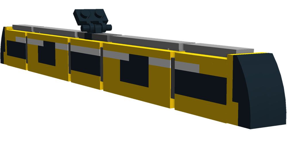 LEGO MOC NGT6DD Dresden Tram by orendel | Rebrickable - Build with LEGO