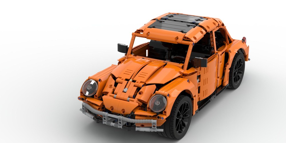 LEGO MOC VW Beetle 1967 | 42056 B-model by GeyserBricks | Rebrickable ...