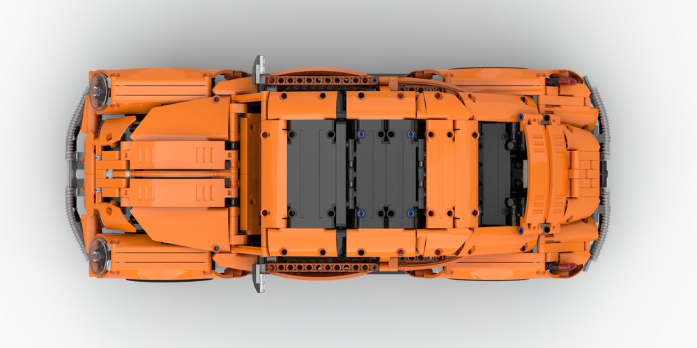 LEGO MOC VW Beetle 1967 | 42056 B-model by GeyserBricks | Rebrickable ...