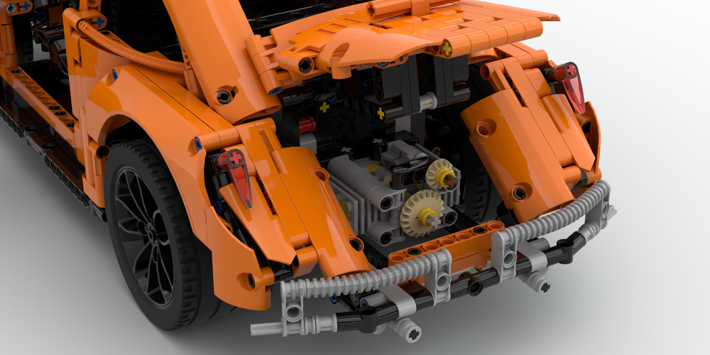 LEGO MOC VW Beetle 1967 | 42056 B-model by GeyserBricks | Rebrickable ...