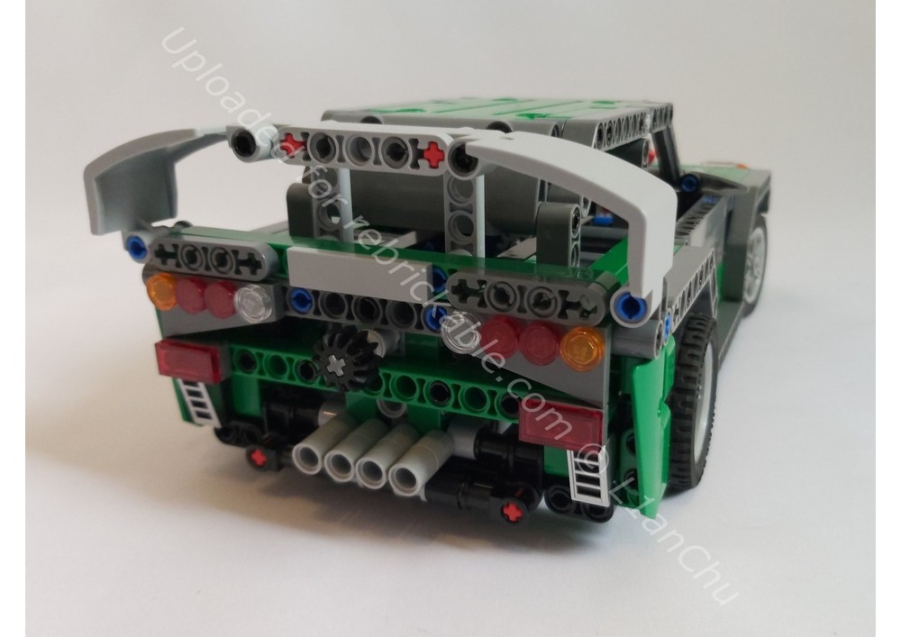 LEGO MOC Green custom sports car for Car Transporter by l1anchu ...