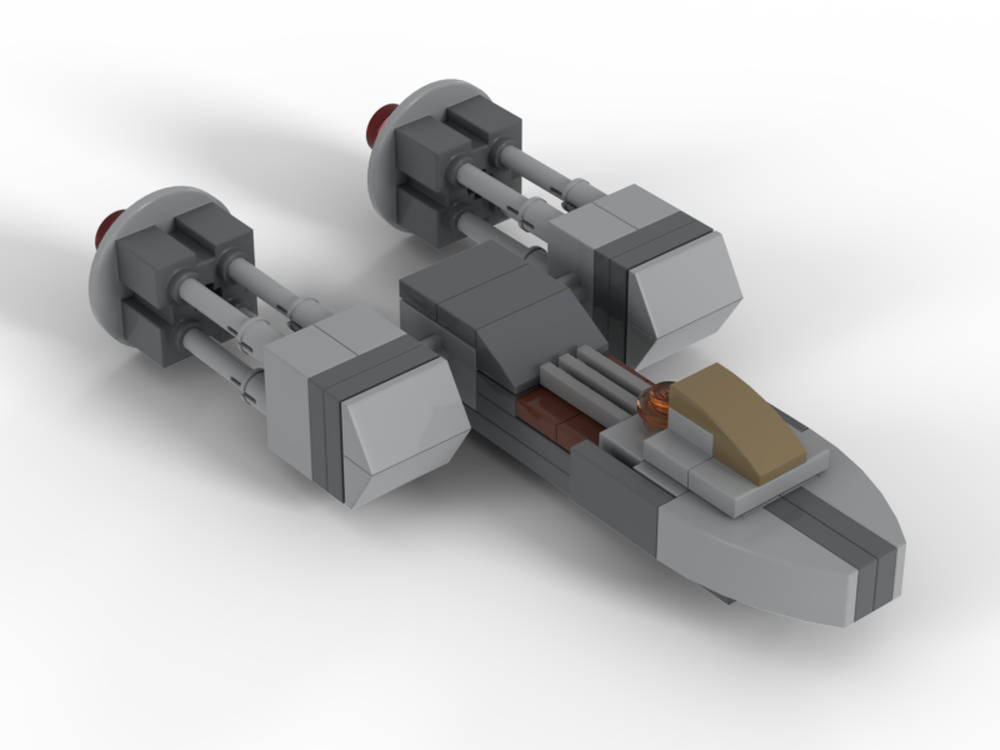 Lego Moc Y Wing Millennium Falcon Alt By Darth Decker Rebrickable