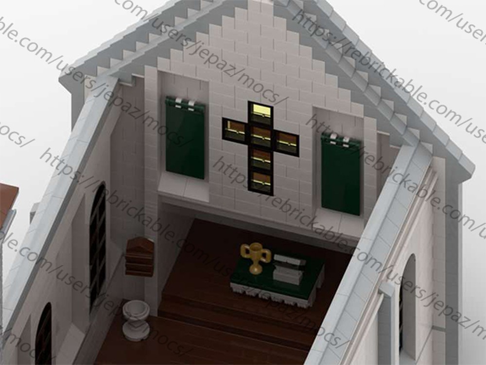 LEGO MOC Church by jepaz | Rebrickable - Build with LEGO