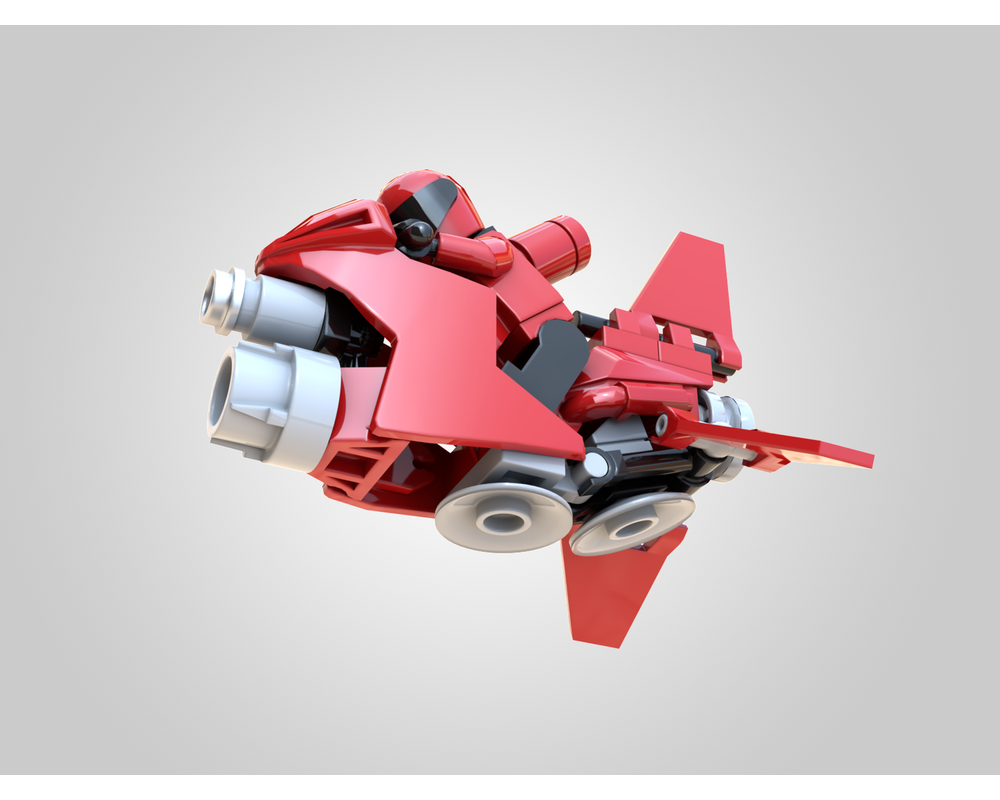 LEGO MOC Jetbike Type II - Red Lightning by EricNowack | Rebrickable ...