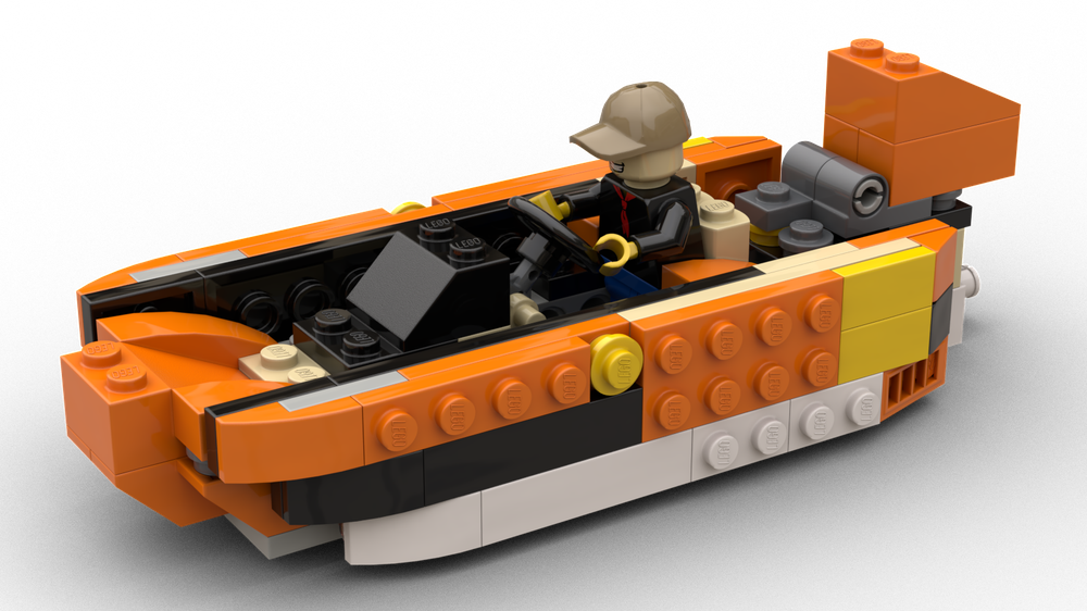 LEGO MOC 31017 Speedy boat by Schwimpy | Rebrickable - Build with LEGO