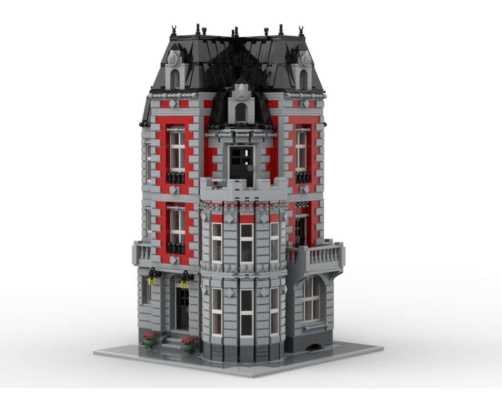 LEGO MOC-35065 Corner Mansion Modular (Creator > Creator Expert 2020 ...