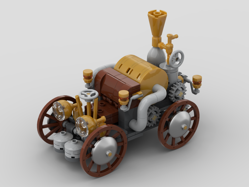 LEGO MOC Steampunk Vehicle by ww | Rebrickable - Build with LEGO