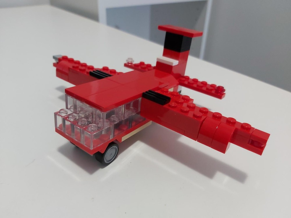 LEGO MOC-35099 Simple Plane by LetsBrick | Rebrickable - Build with LEGO
