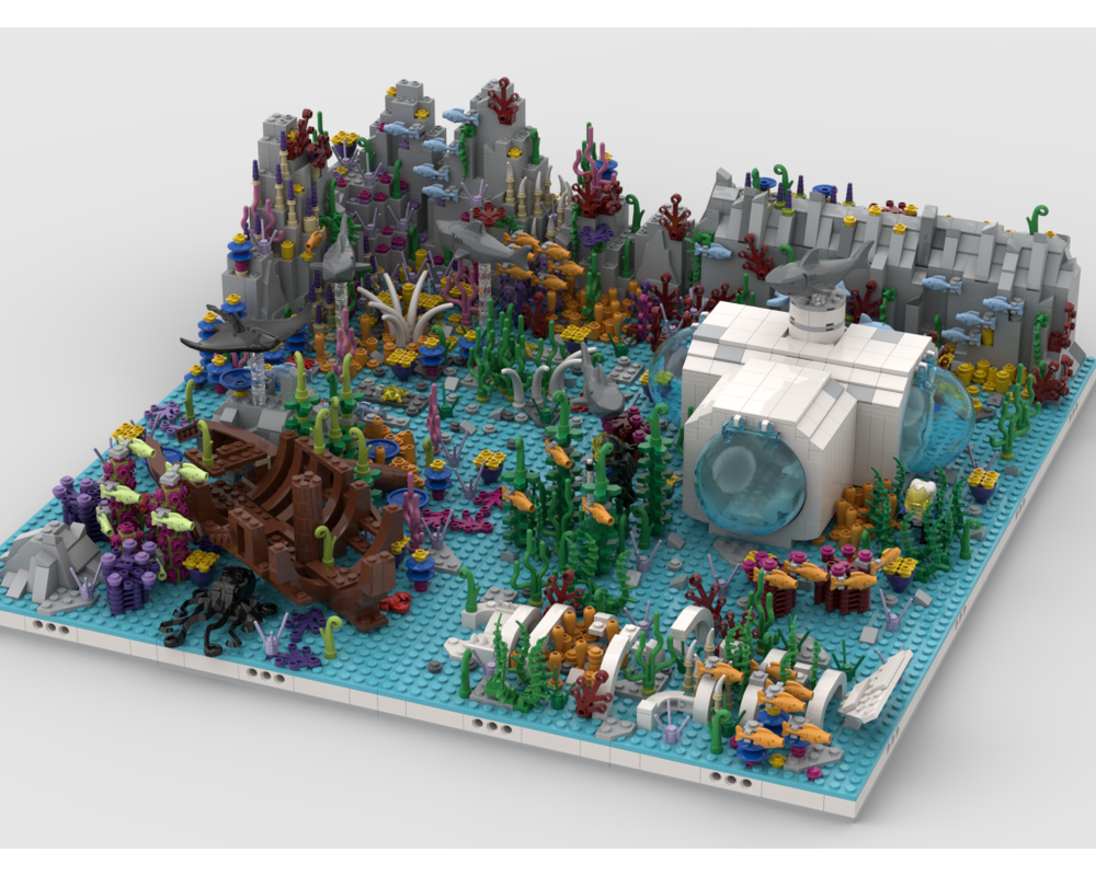 LEGO MOC-35113 Modular Ocean | build from 5 MOCs (Other 2020 ...