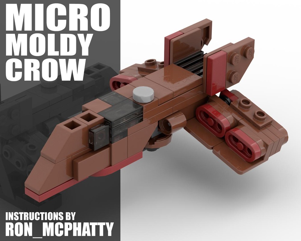 LEGO MOC Micro Moldy Crow by ron_mcphatty | Rebrickable - Build with LEGO