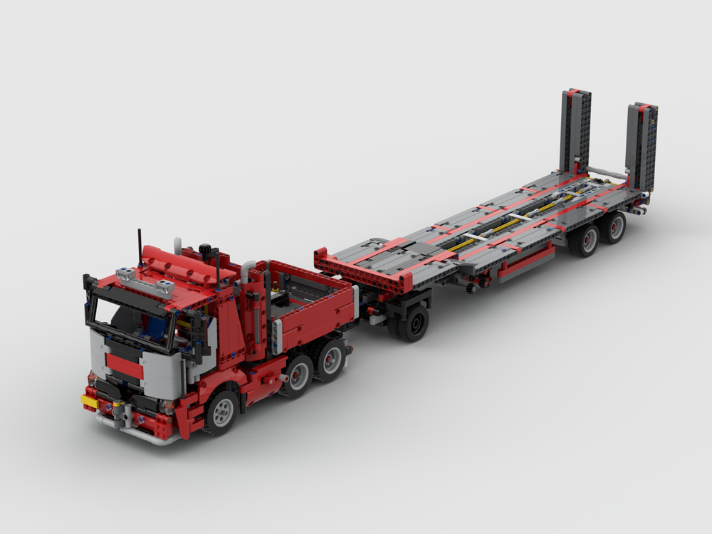 LEGO MOC Truck & Trailer 42098 C-Model (2 Versions) by time-hh ...