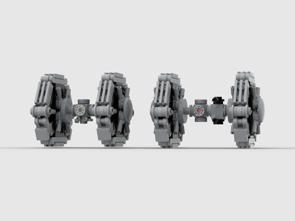 Lego Moc Tie Ln And Tie Rb Fighter Craft By Dujk Rebrickable Build