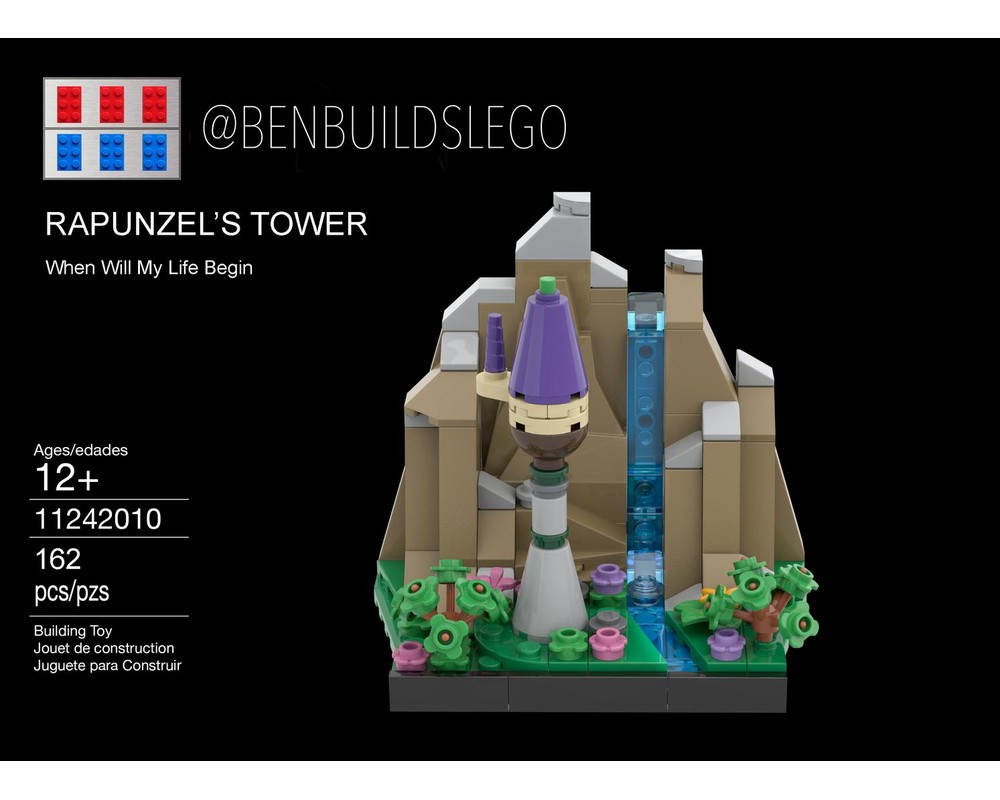 LEGO MOC Rapunzel's Tower by benbuildslego | Rebrickable - Build with LEGO