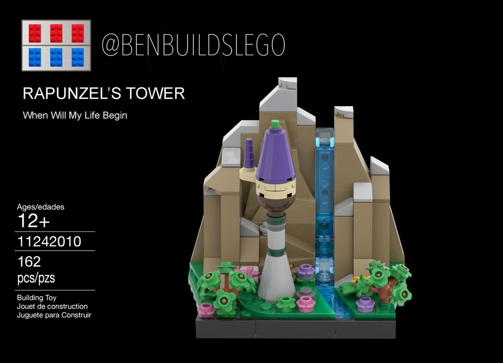 LEGO MOC-35213 Rapunzel's Tower by benbuildslego | Rebrickable - Build ...