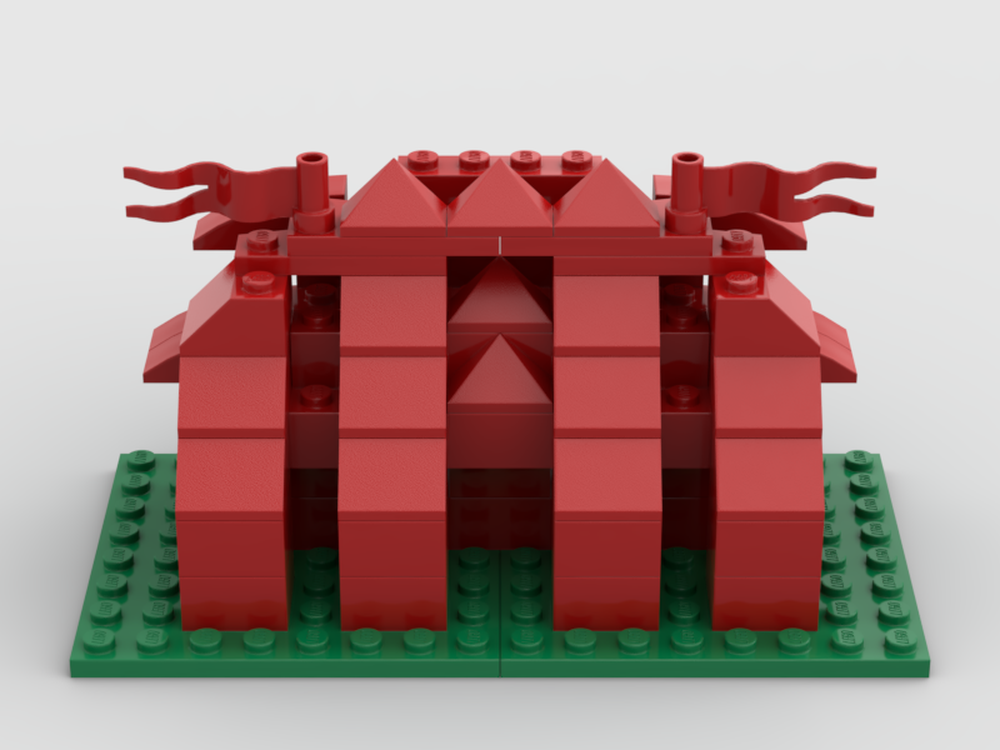 LEGO MOC Red Guard House by Darth Decker | Rebrickable - Build with LEGO