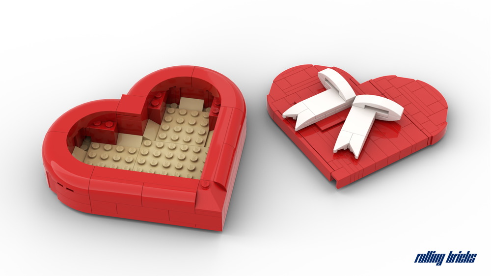 LEGO MOC Heart Box by RollingBricks | Rebrickable - Build with LEGO