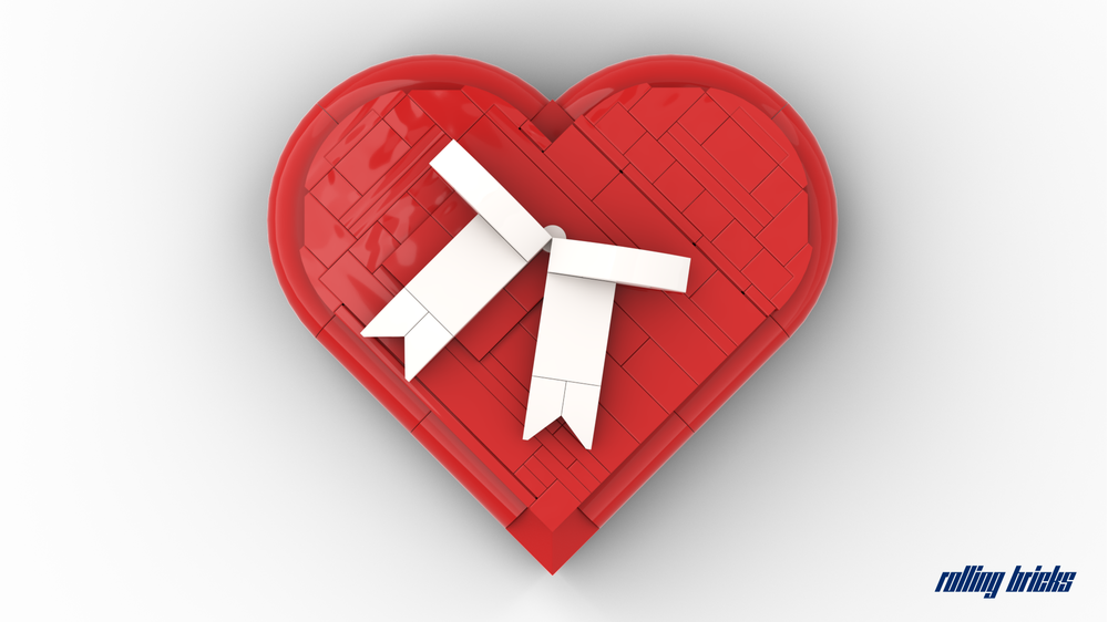 LEGO MOC Heart Box by RollingBricks | Rebrickable - Build with LEGO