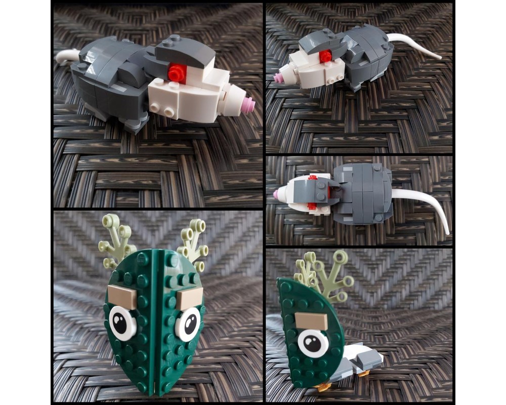 LEGO MOC Realistic Rat by LegoBuilder98 | Rebrickable - Build with LEGO