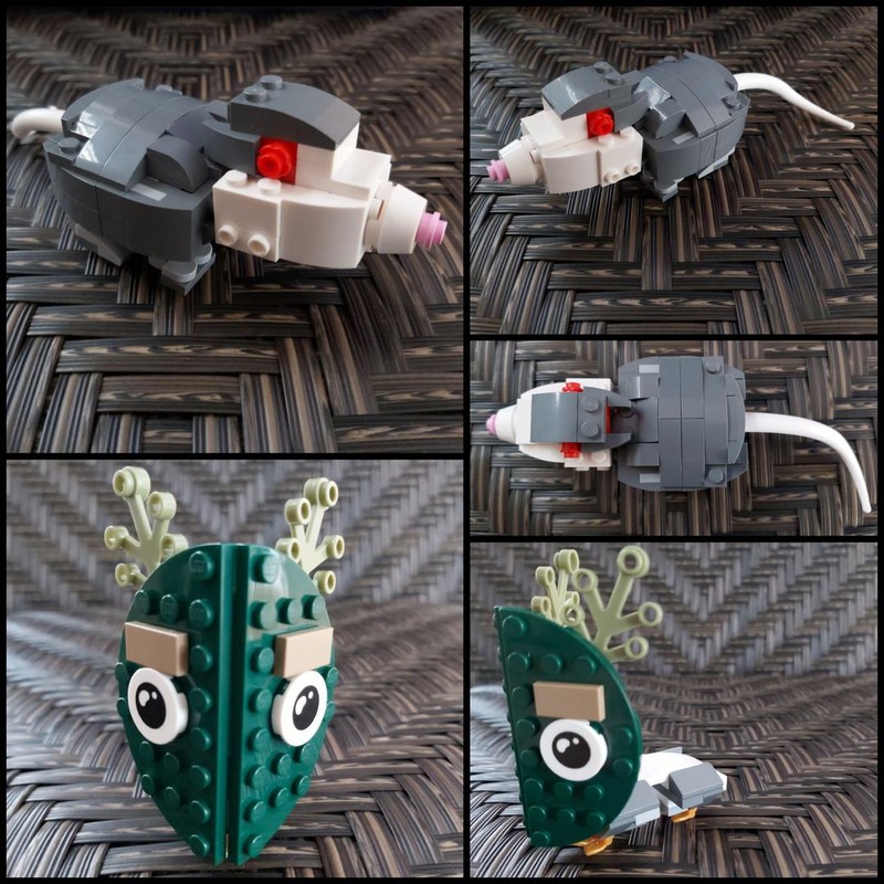 LEGO MOC Realistic Rat by LegoBuilder98 | Rebrickable - Build with LEGO