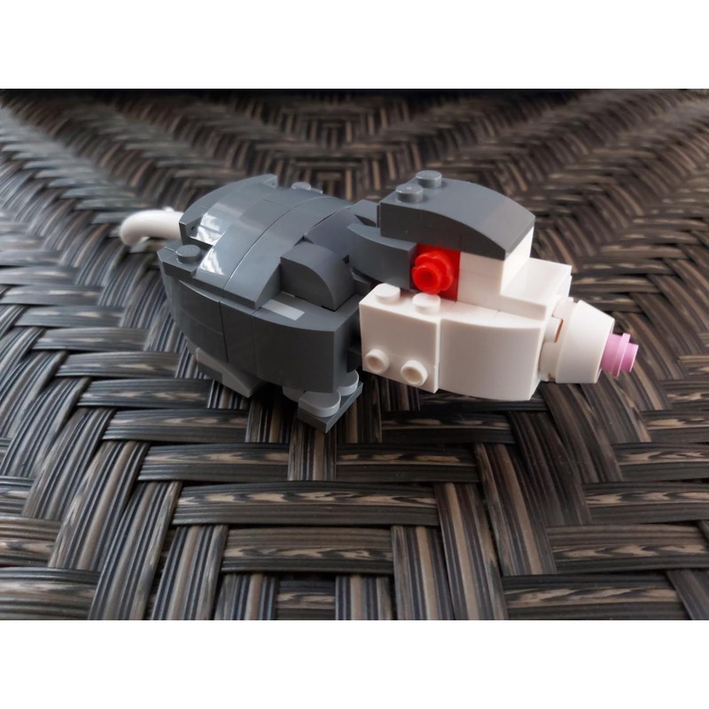 LEGO MOC Realistic Rat by LegoBuilder98 | Rebrickable - Build with LEGO