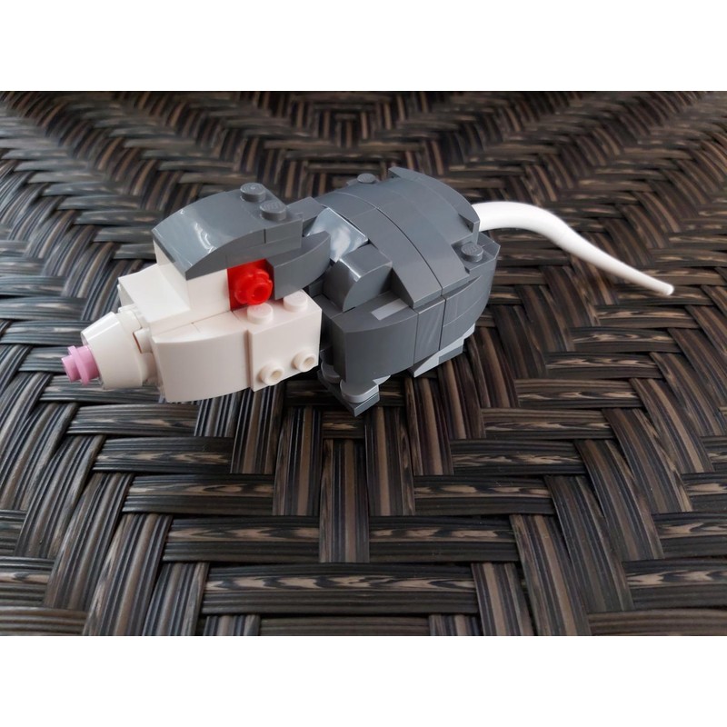LEGO MOC Realistic Rat by LegoBuilder98 | Rebrickable - Build with LEGO
