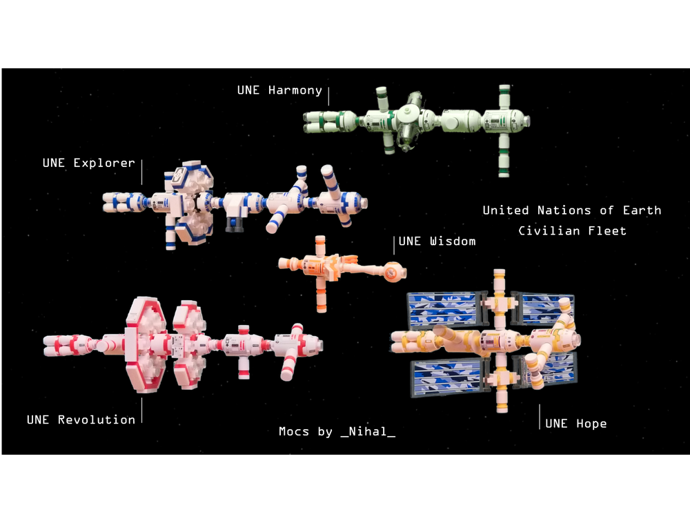 LEGO MOC United Nations of Earth - Colonial Fleet (Microscale) Updated ...