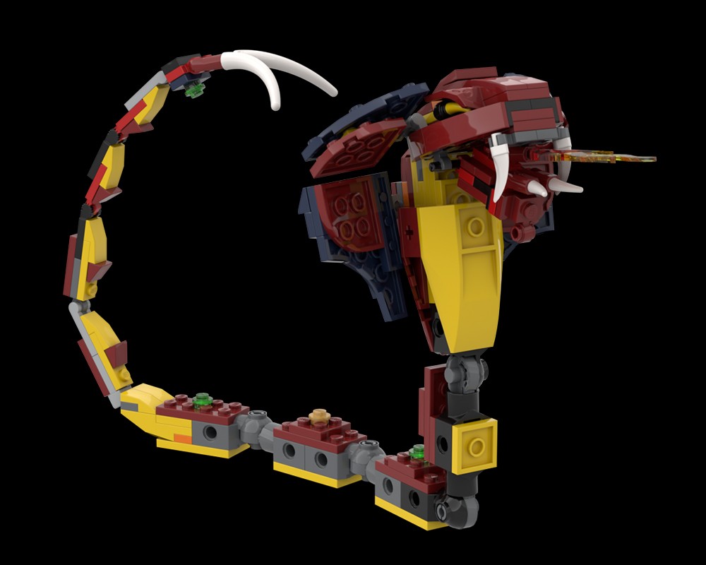 LEGO MOC 31102 MOC Alternate Bearded Fire Cobra by bricksmartworkshop ...