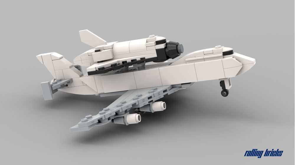 LEGO MOC Space Shuttle Carrier Aircraft and Rockets by RollingBricks ...