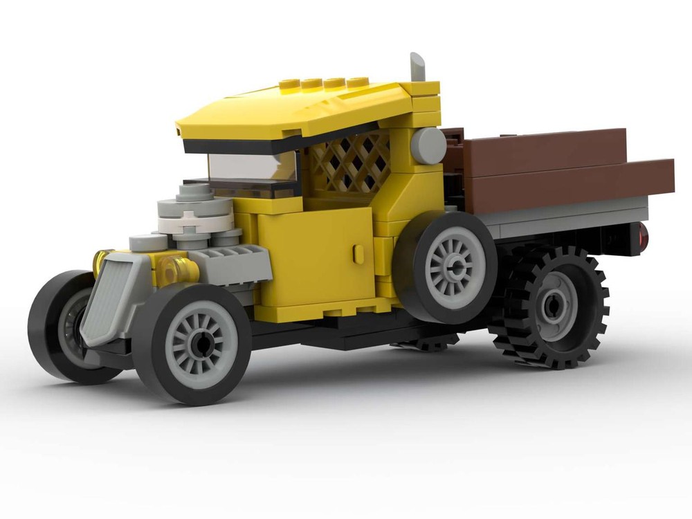 LEGO MOC Hot Rod Roadster Shop Truck by Jhobbs | Rebrickable - Build ...