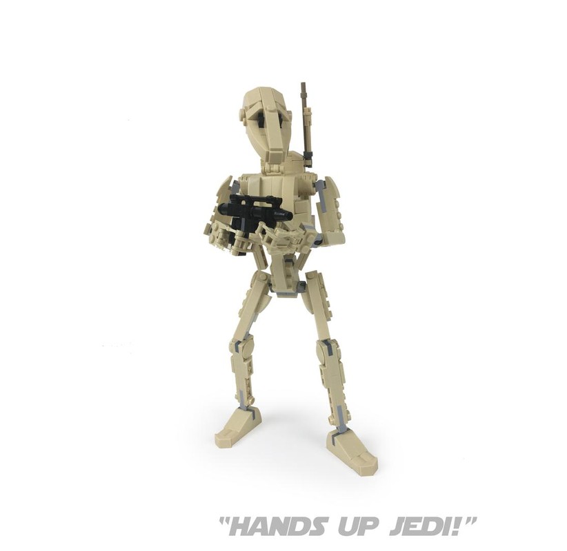 Lego Moc B1 Battle Droid By 2bricksofficial Rebrickable Build With Lego