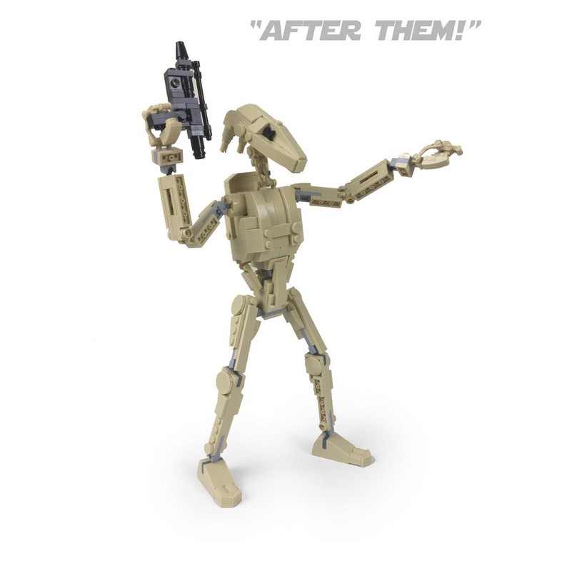 Lego Moc B1 Battle Droid By 2bricksofficial Rebrickable Build With Lego