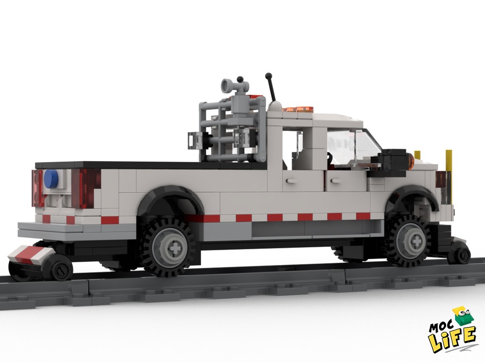 LEGO MOC Ford F-250 quad cab long bed high-rail by MocLife ...