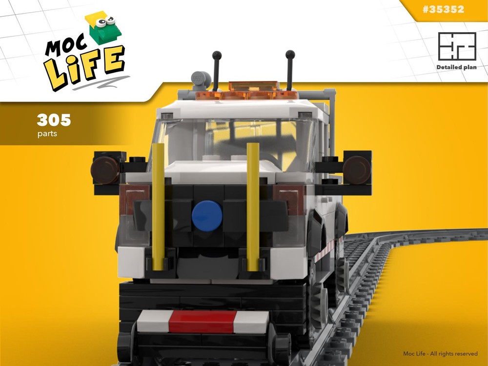 LEGO MOC Ford F-250 quad cab long bed high-rail by MocLife ...