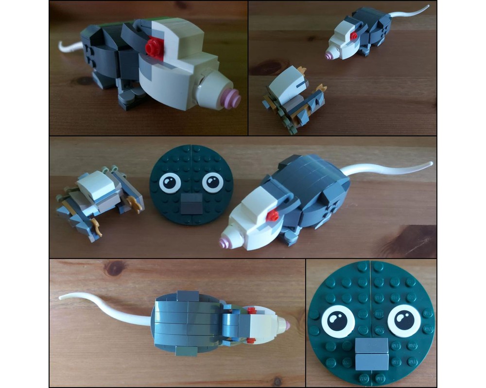 LEGO MOC Realistic Rat 2.0 by LegoBuilder98 | Rebrickable - Build with LEGO