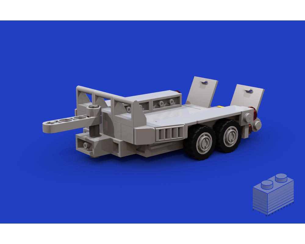 LEGO MOC Small Trailer - Town Scale by SirManperson | Rebrickable ...