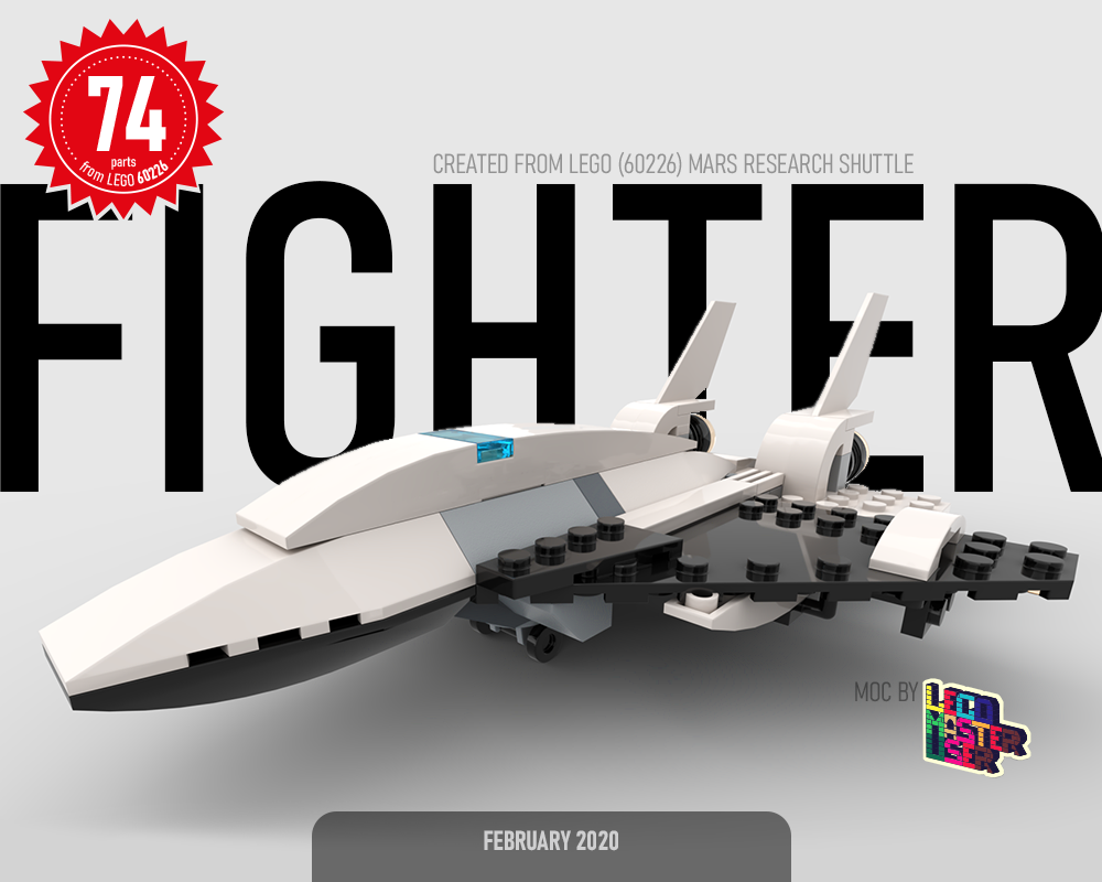 LEGO MOC Fighter by legomasteruser | Rebrickable - Build with LEGO