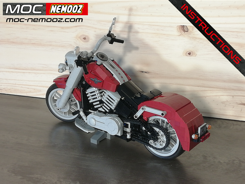 LEGO MOC HARLEY DAVIDSON Sotail Deluxe by MOC NEMOOZ | Rebrickable ...