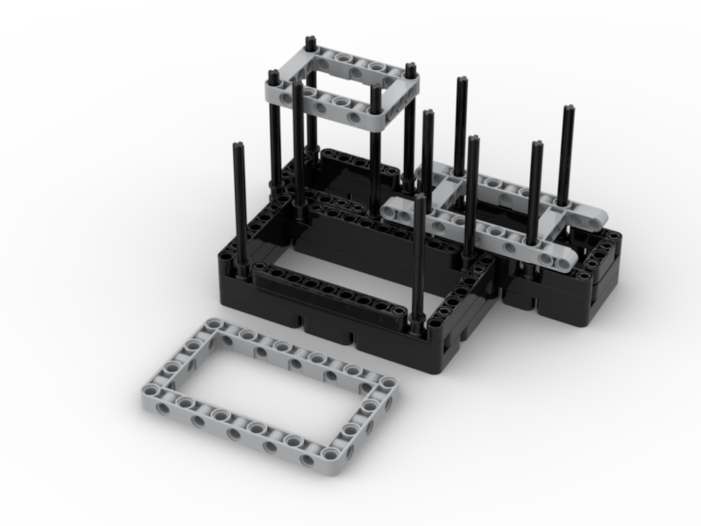 LEGO MOC open centre frame holder by vicmoc164 | Rebrickable - Build ...