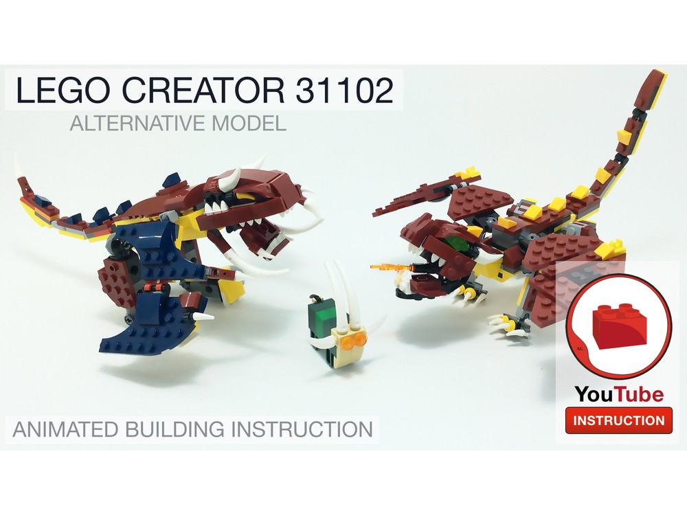 LEGO MOC Dragon - Alternative Model by Bricks Ideas | Rebrickable ...
