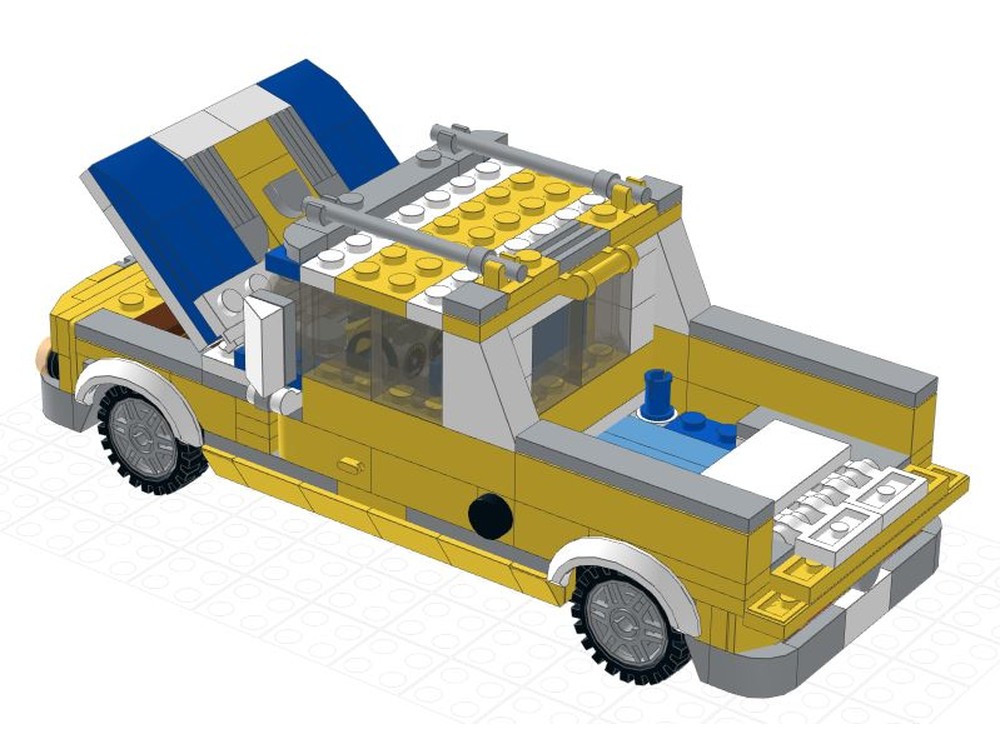 LEGO MOC 31079 - pick Up Hot Rod by Fabio_BrickintheWall | Rebrickable ...