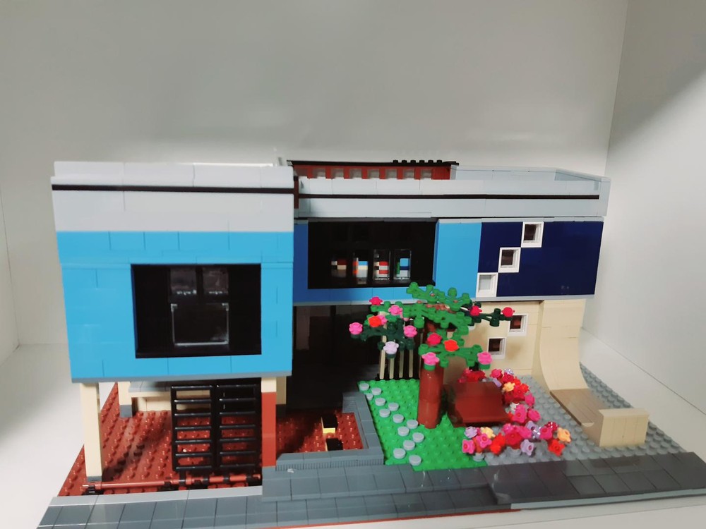 LEGO MOC Modern house by studsandtubes | Rebrickable - Build with LEGO