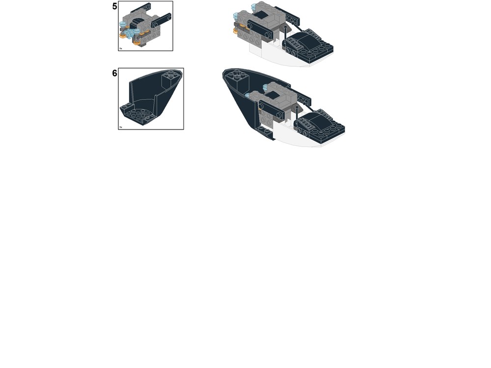 Lego Moc Orca Spaceship By Msx Rebrickable Build With Lego