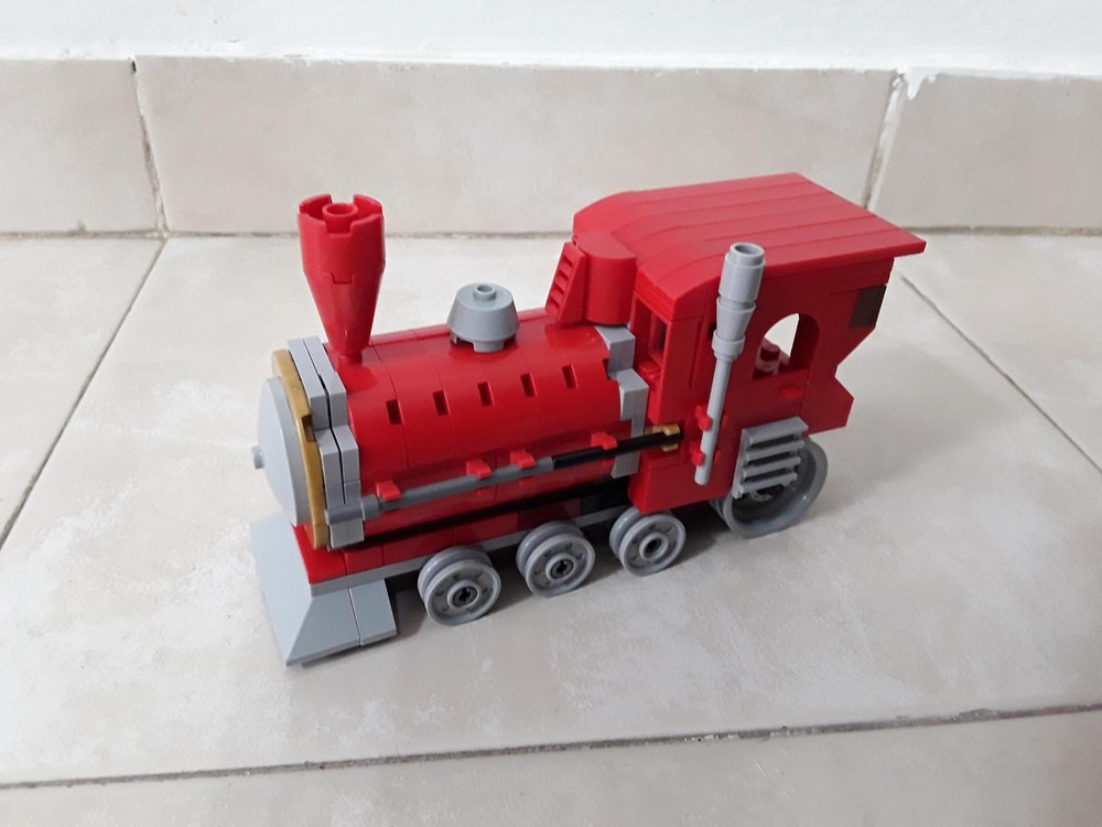 LEGO MOC-35476 Red Locomotive by LegoOri | Rebrickable - Build with LEGO