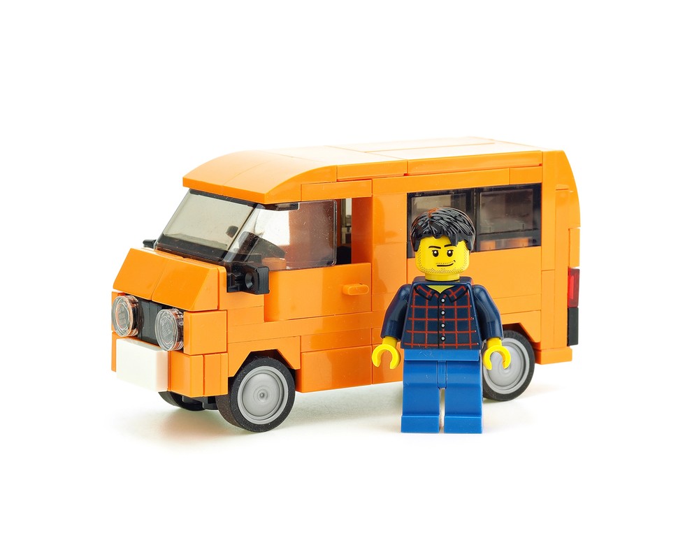 LEGO MOC Orange Van by De_Marco | Rebrickable - Build with LEGO
