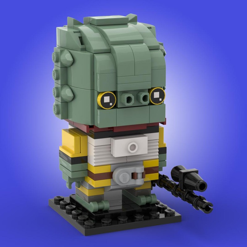 Lego Moc Custom Bossk Bounty Hunter From The Empire Strikes Back Moc