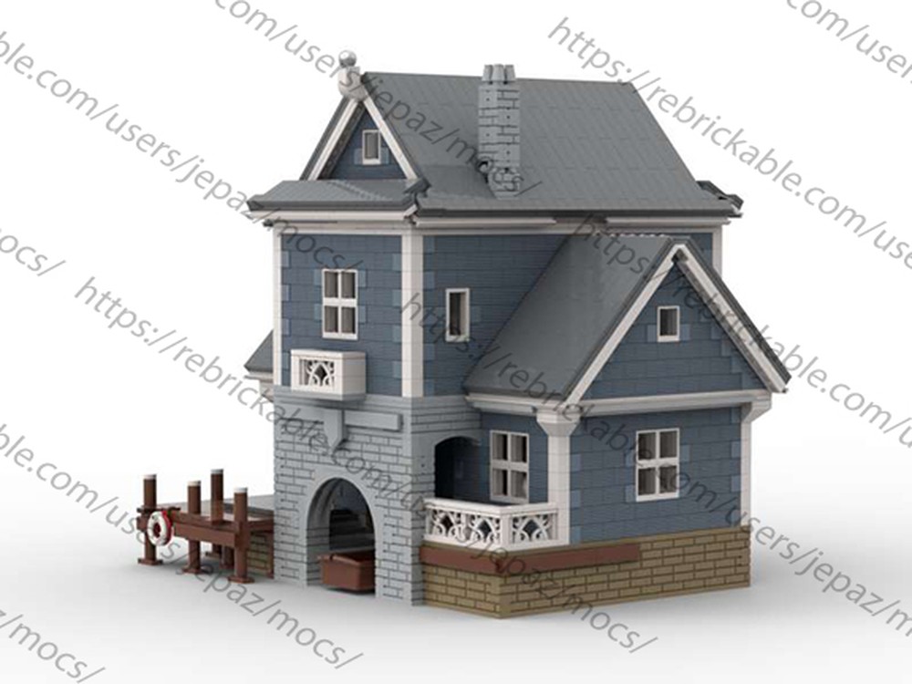 LEGO MOC Dock House by jepaz | Rebrickable - Build with LEGO