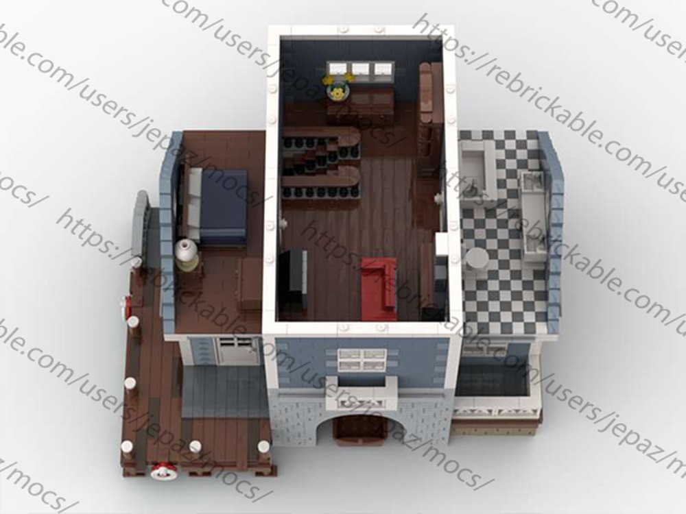 LEGO MOC Dock House by jepaz | Rebrickable - Build with LEGO