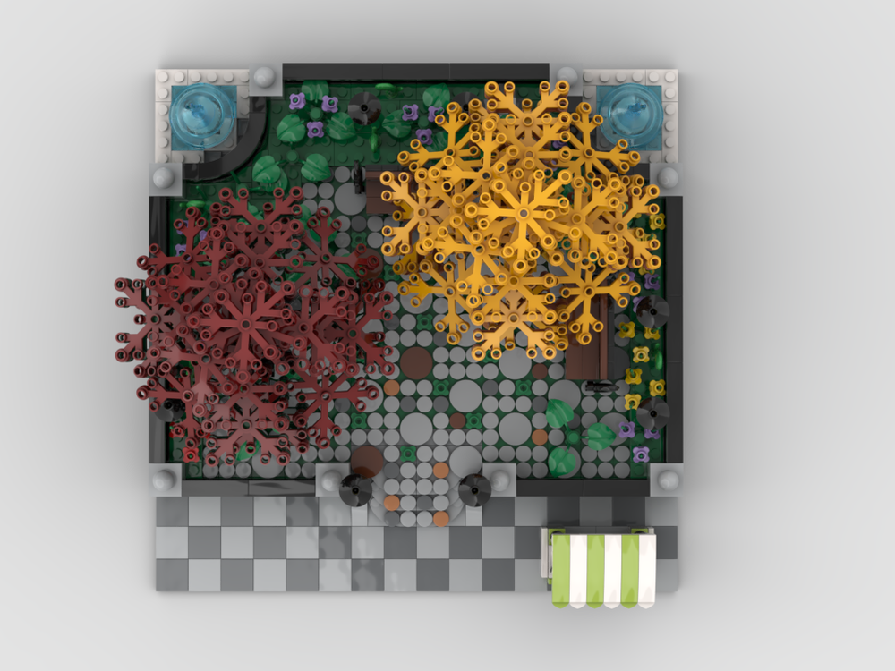 LEGO MOC Modular Park by gabizon | Rebrickable - Build with LEGO