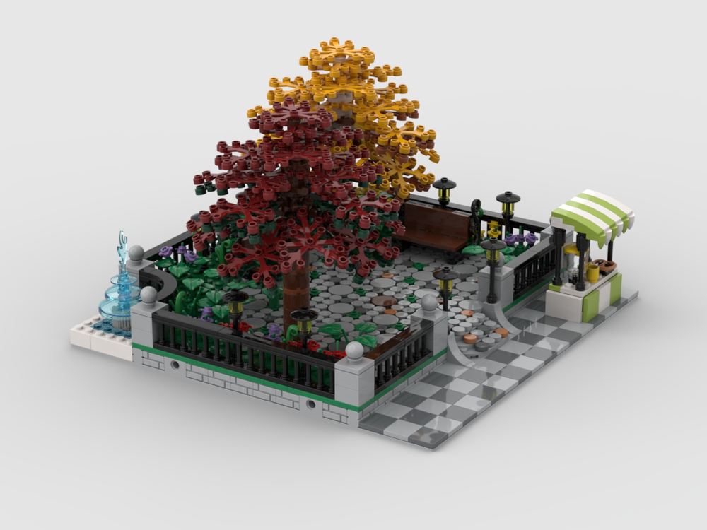 LEGO MOC Modular Park by gabizon | Rebrickable - Build with LEGO