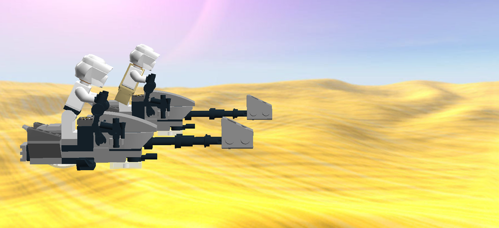 Lego Moc Speeder Bike By Minipel Rebrickable Build With Lego